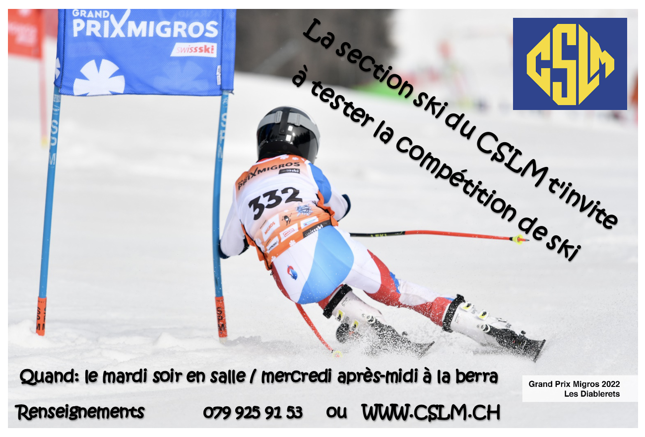 Initiation au ski - Club Sportif Le Mouret